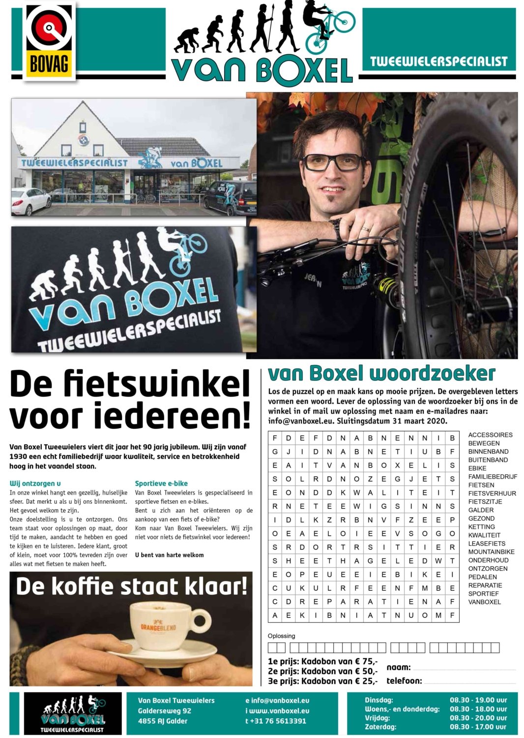 Van boxel 90 jaar - Van Boxel Tweewielers